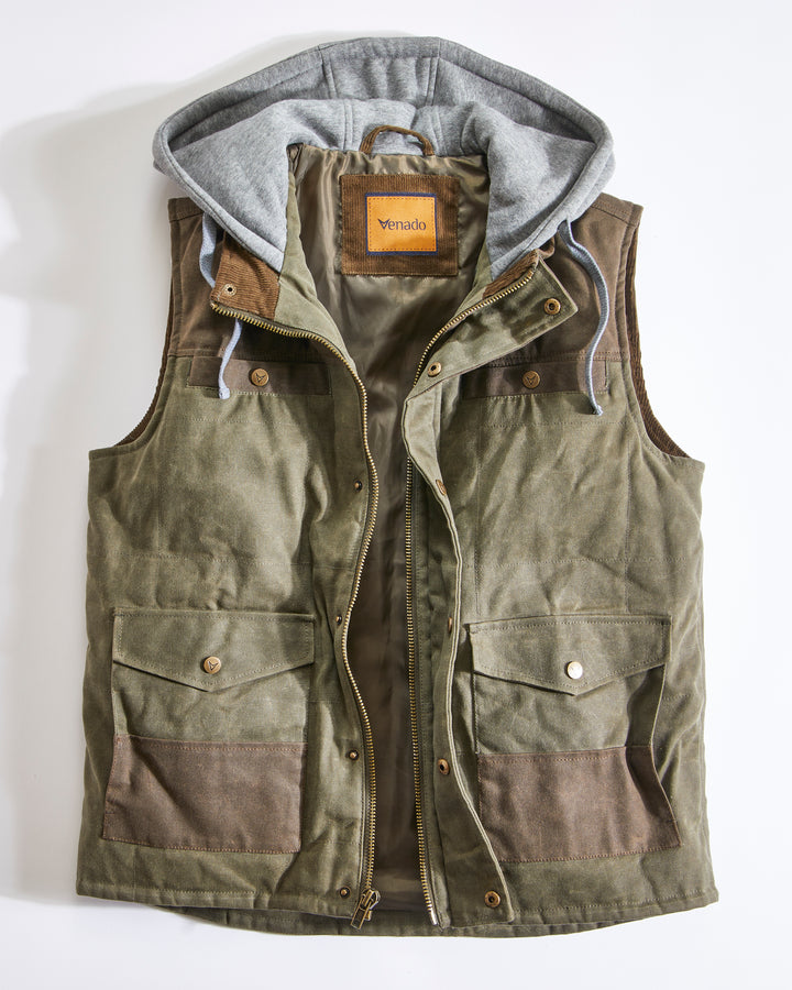 Defender Concealed Carry Waxed Canvas Vest – Venado