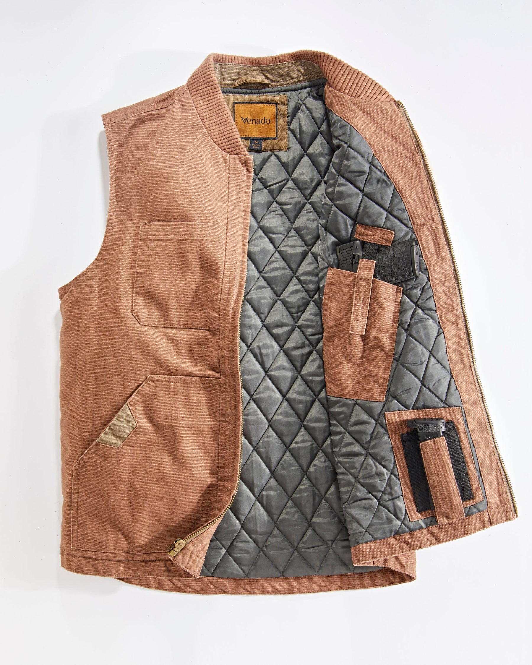 Concealed Carry Canvas Vest – Venado