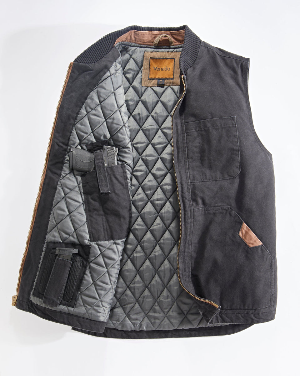 Concealed Carry Canvas Vest – Venado